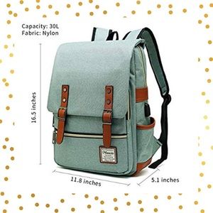 Bags | Cute Slim Laptop Backpack With Usb Charging Port | Poshmark